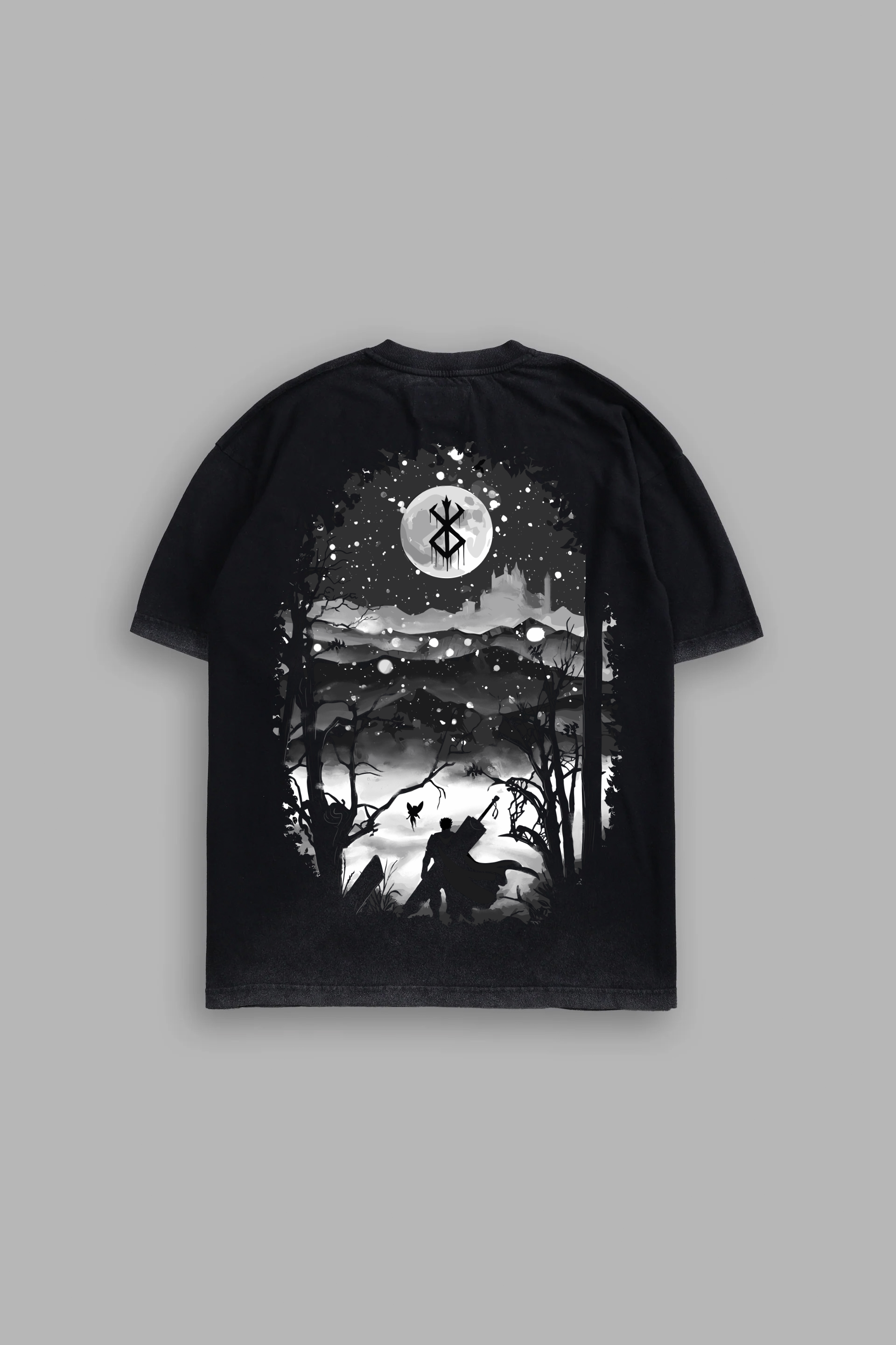 Berserk Oversize Washed Tee – Xsekai